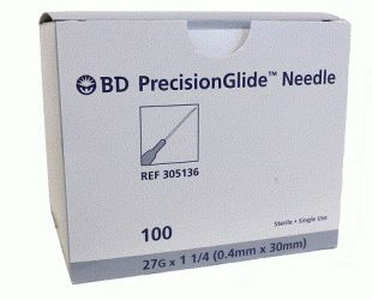 27G x 1 1/4" - PrecisionGlide Needle | 100 per Box — C6.ca