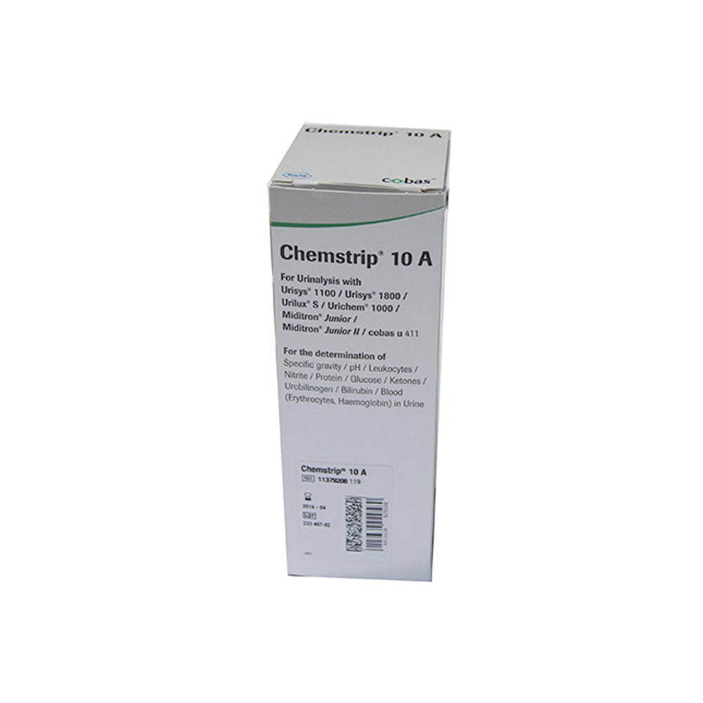 Roche Chemstrip® 10A Urinalysis Test Strips | 100 per Pack — C6.ca
