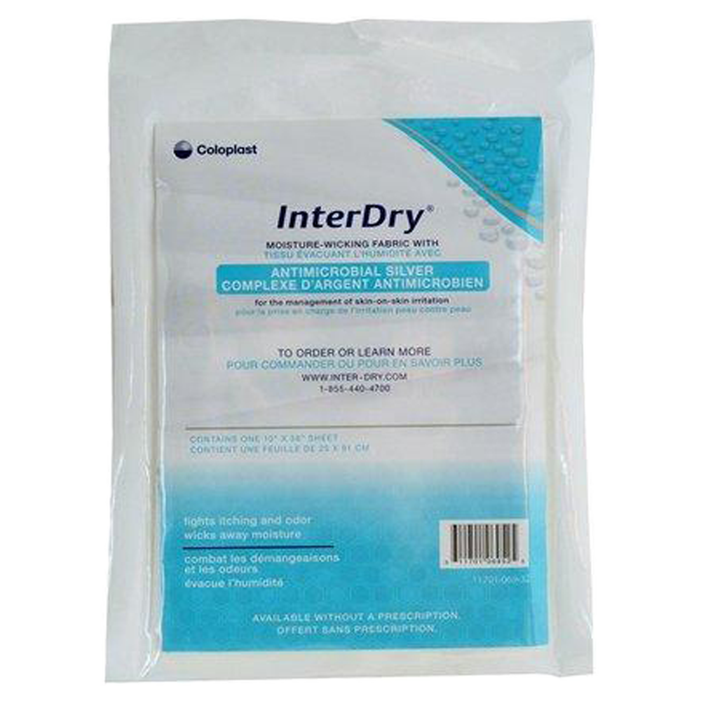 Coloplast InterDry™ Dressing with Antimicrobial Silver Complex | 10" x ...