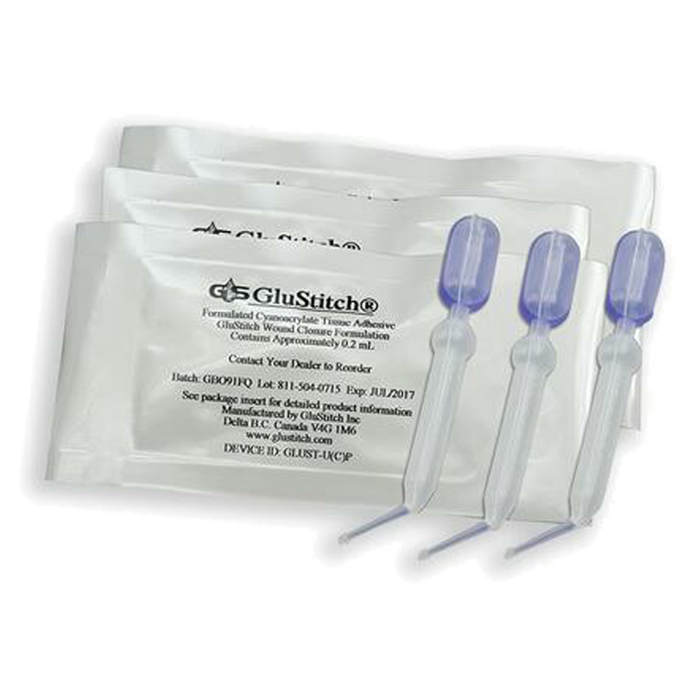 GluStitch® Tissue Adhesive | 2mL w/20 Pipettes — C6.ca